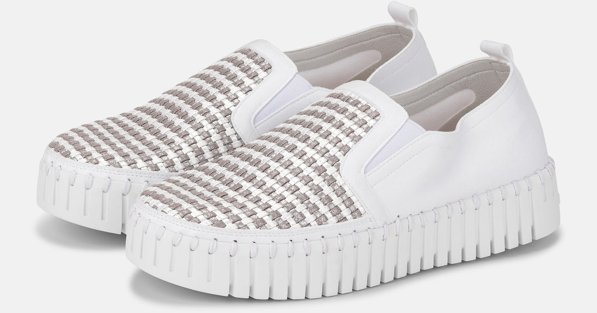 Platform Tulip Sko - White White